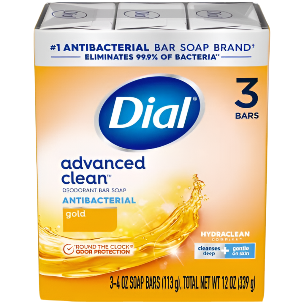Dial Antibacterial Deodorant Gold Bar Soap - pack of 3 – KIBODI